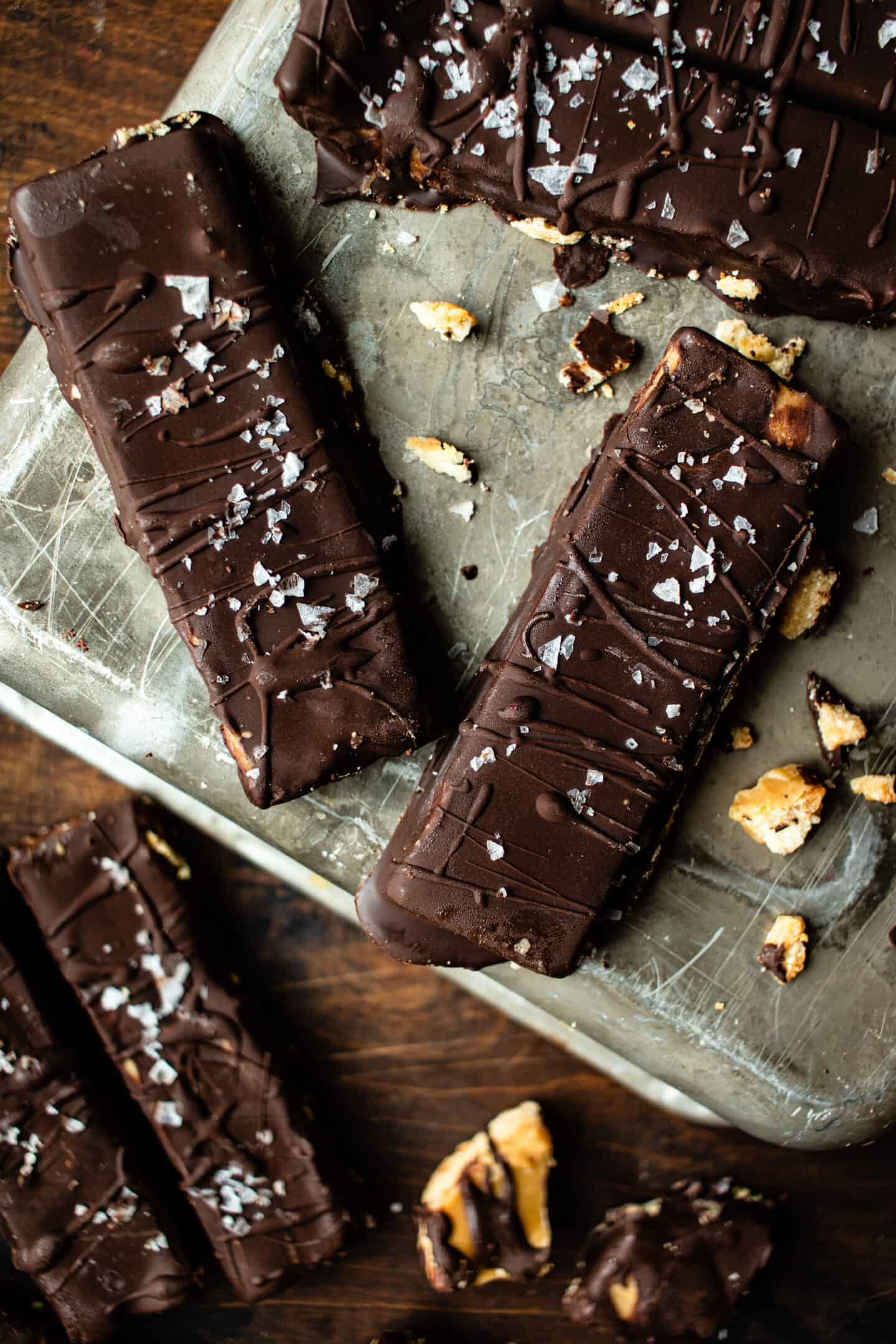 Healthy Peanut Butter Twix Bars - Kate-Cooks