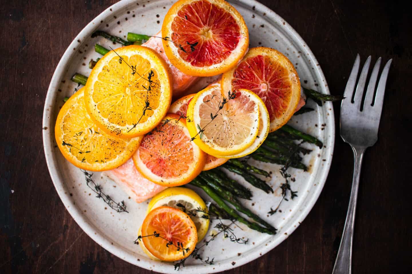 Weeknight Salmon with Blood Orange & Lemon - Kate-Cooks