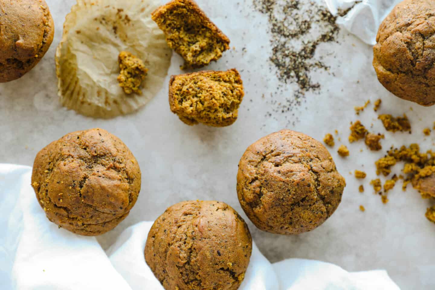 Healthy-ish Pumpkin Chai Muffins - Kate-Cooks