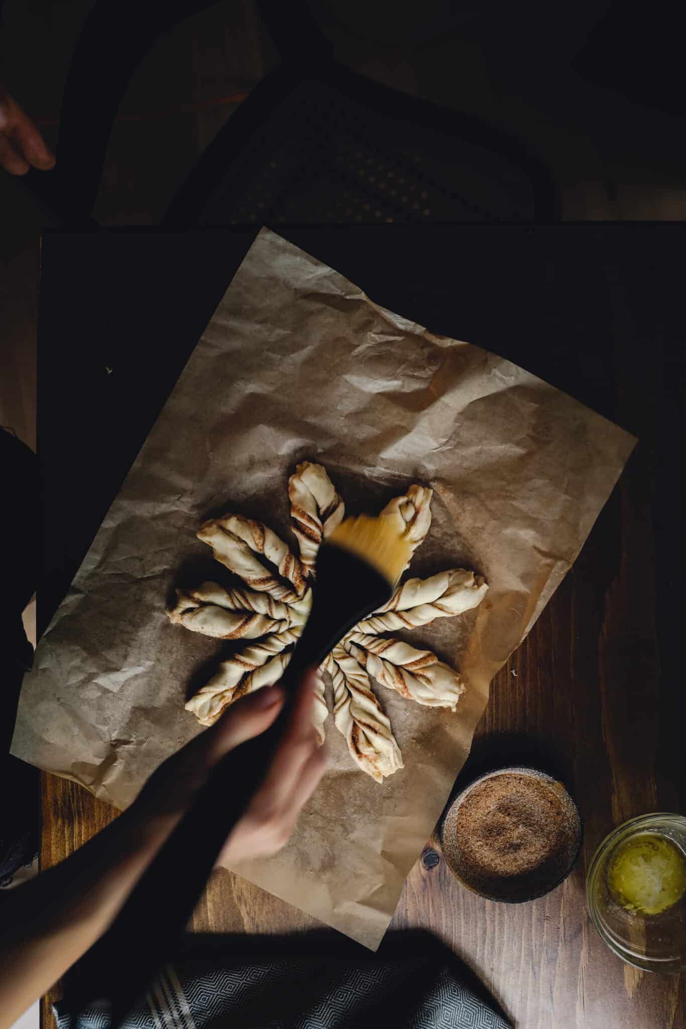 Cinnamon Toast Puff Pastry Star - Kate-Cooks