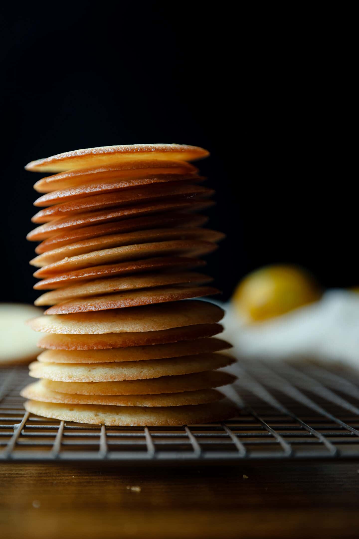 Crispy & Thin Lemon Cookies (Cats’ Tongues) - Kate-Cooks