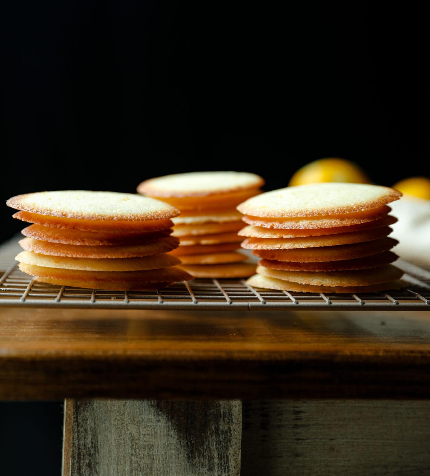 Crispy & Thin Lemon Cookies (Cats’ Tongues) - Kate-Cooks