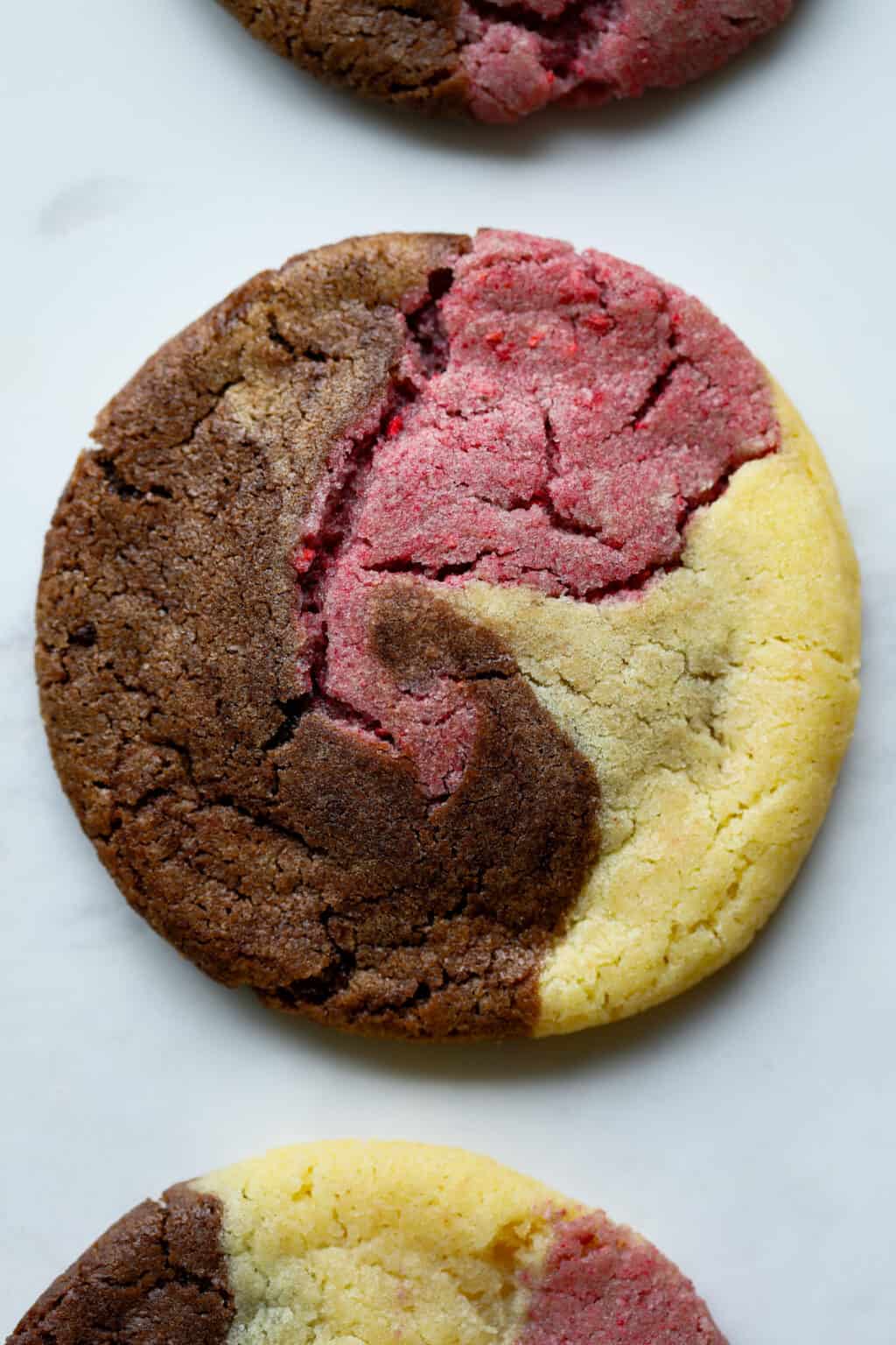 Neapolitan Sugar Cookies - Kate-Cooks